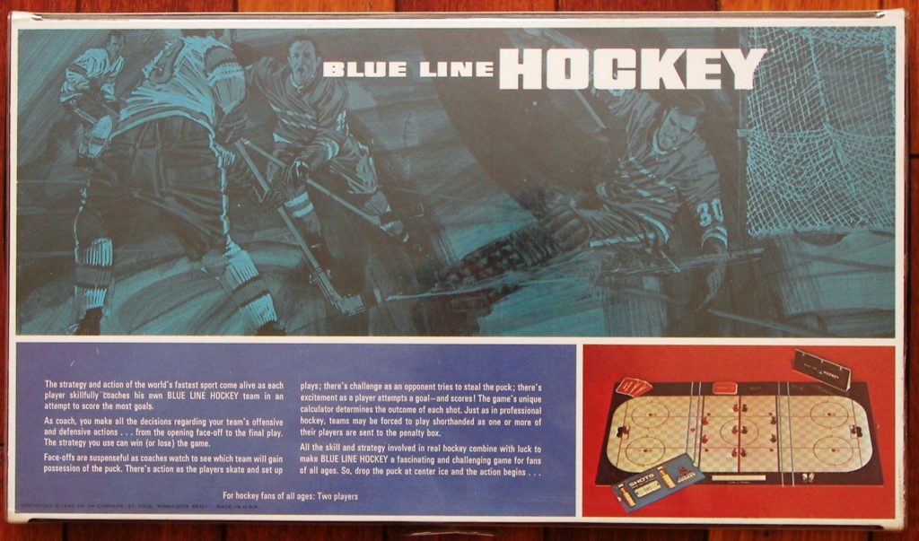 1970 Blue Line Hockey - A 3M Ice Hockey Sports Game - tomsk3000