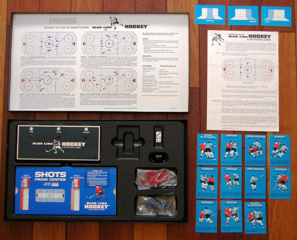 1970 Blue Line Hockey - A 3M Ice Hockey Sports Game - tomsk3000