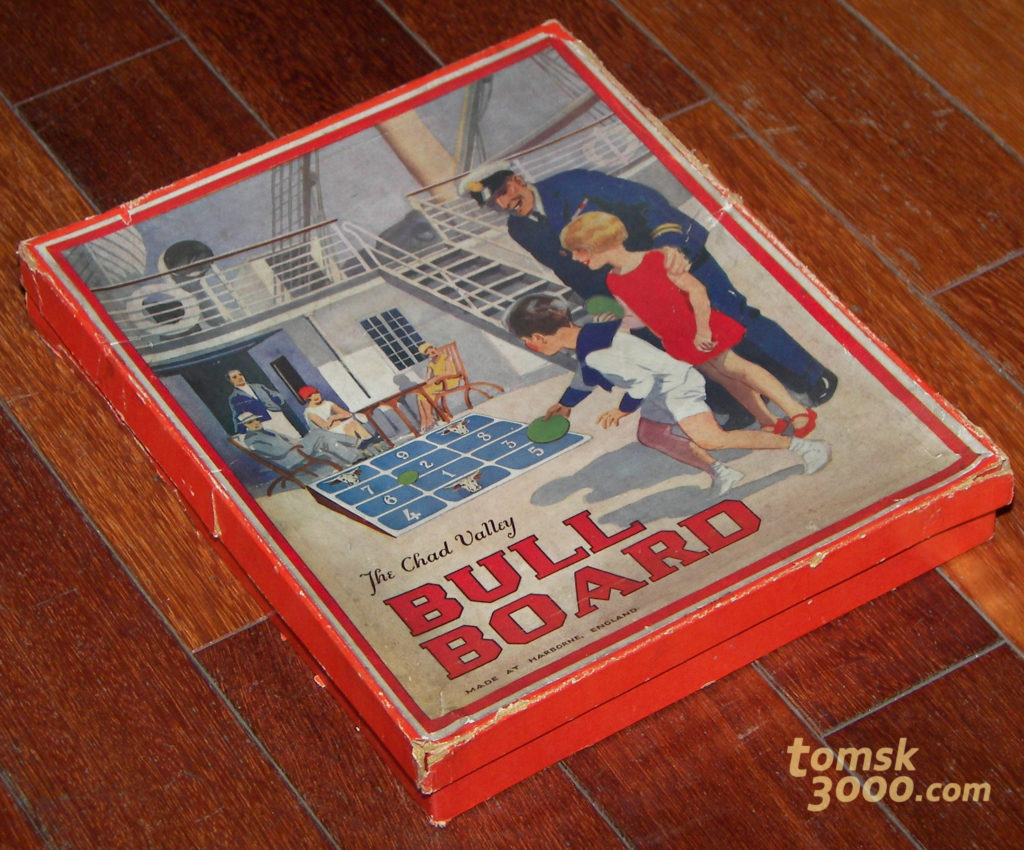 1920's The Chad Valley BULL BOARD Game, Harborne, England - tomsk3000