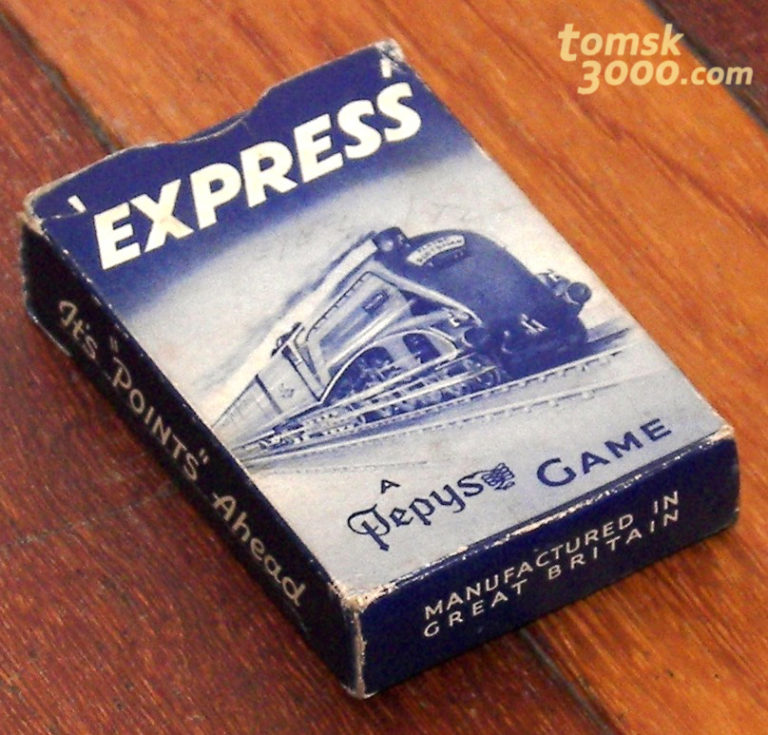 1955 Express A Pepys Card Game, London, England - tomsk3000