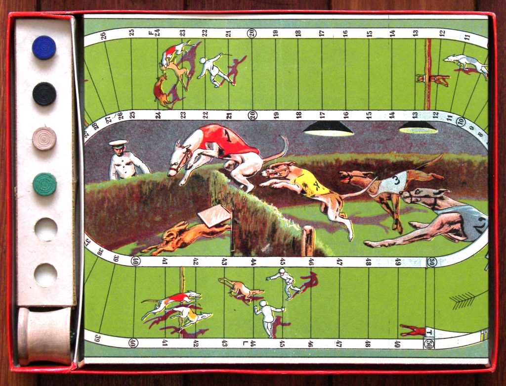 1928 Greyhound Racing Board Game by Spear's Games - tomsk3000