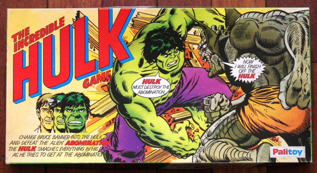 1979 The Incredible HULK Board Game, Palitoy, England - tomsk3000