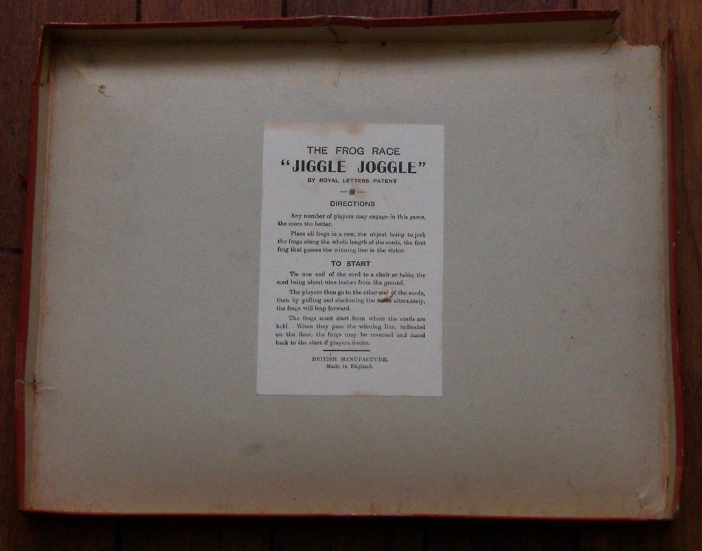 1920's Jiggle-Joggle The Frog Race Game by Glevum, England - tomsk3000