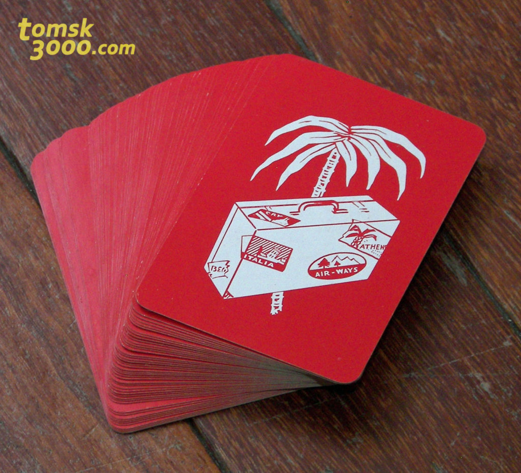 1957 Round Europe Card Game Pepys Series, London - tomsk3000