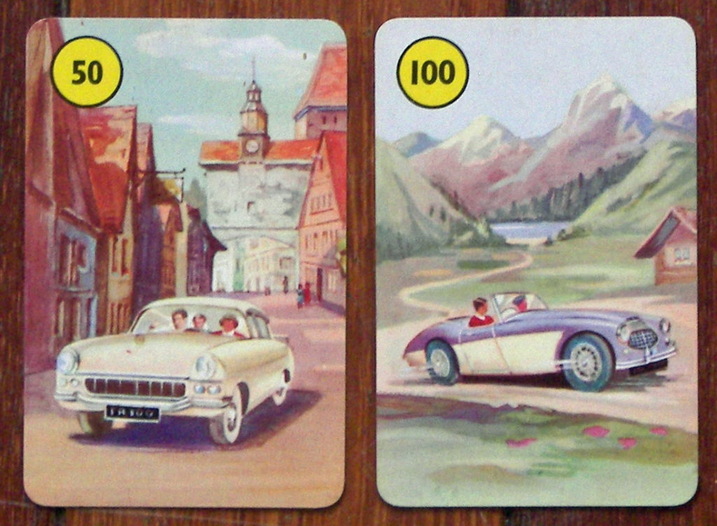 1957 Round Europe Card Game Pepys Series, London - tomsk3000