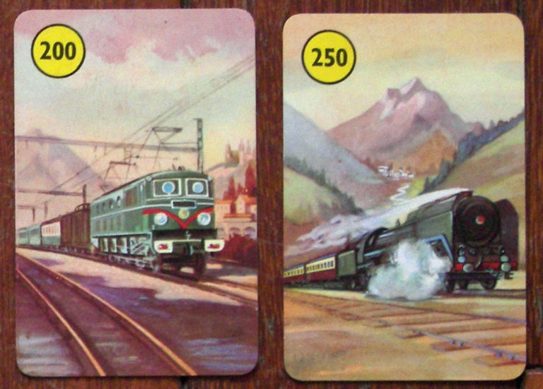 1957 Round Europe Card Game Pepys Series, London - tomsk3000