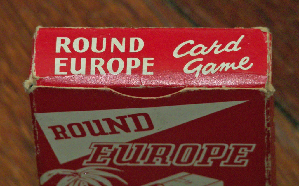 1957 Round Europe Card Game Pepys Series, London - tomsk3000