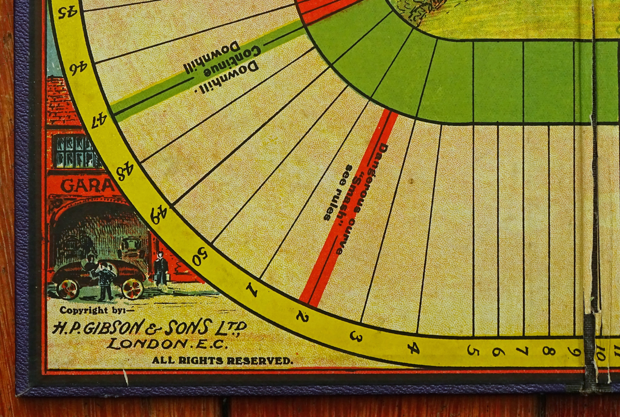 1920's "AUTO-GO" Motor Race Board Game by H.P. Gibson & Sons, London ...
