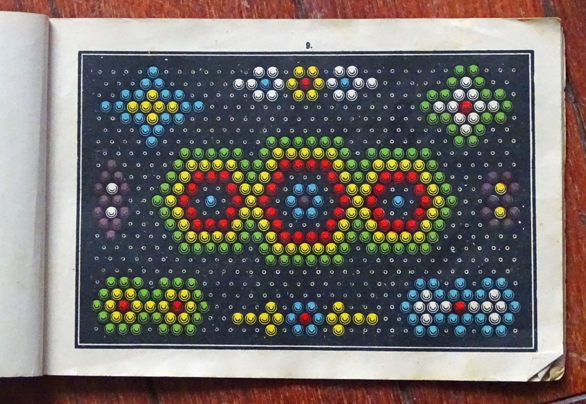1880's Perlen Mosaik Spiel (Mosaic Game) by Könemann of Rudolstadt ...