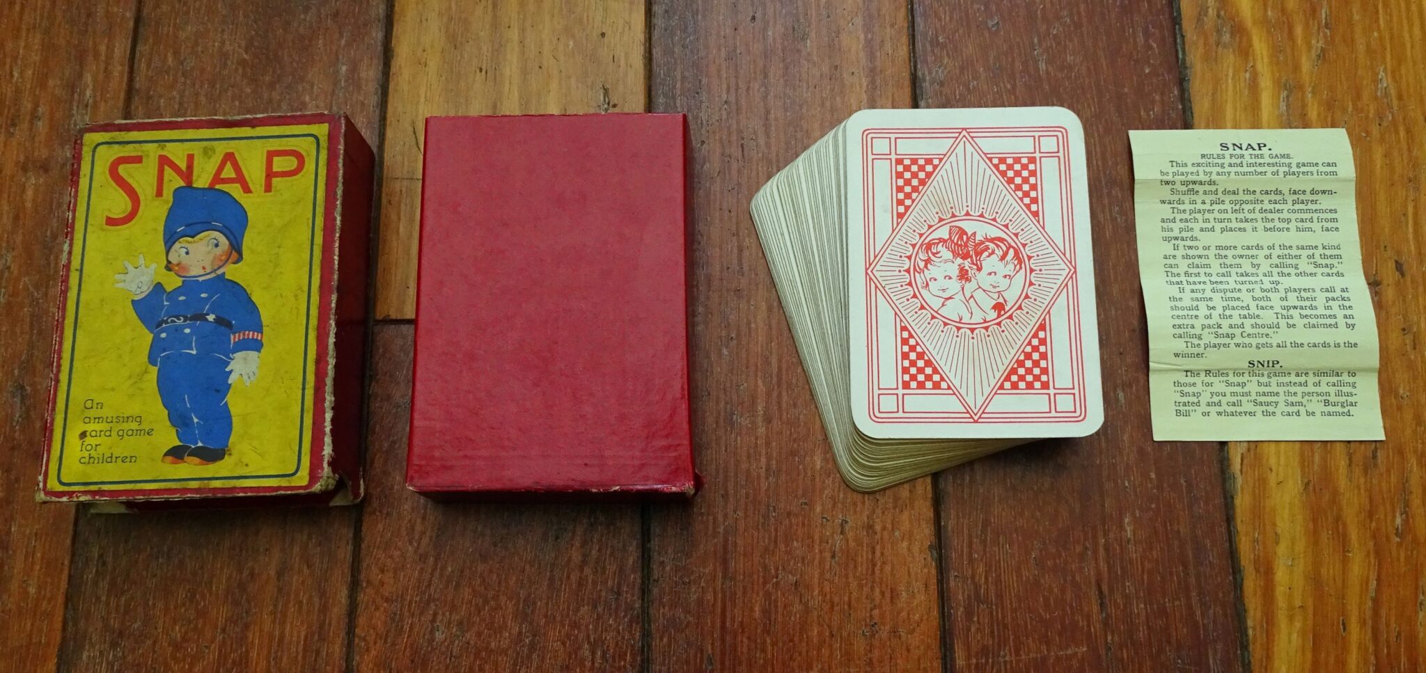 1925 SNAP Card Game, England (Unknown Publisher) - tomsk3000