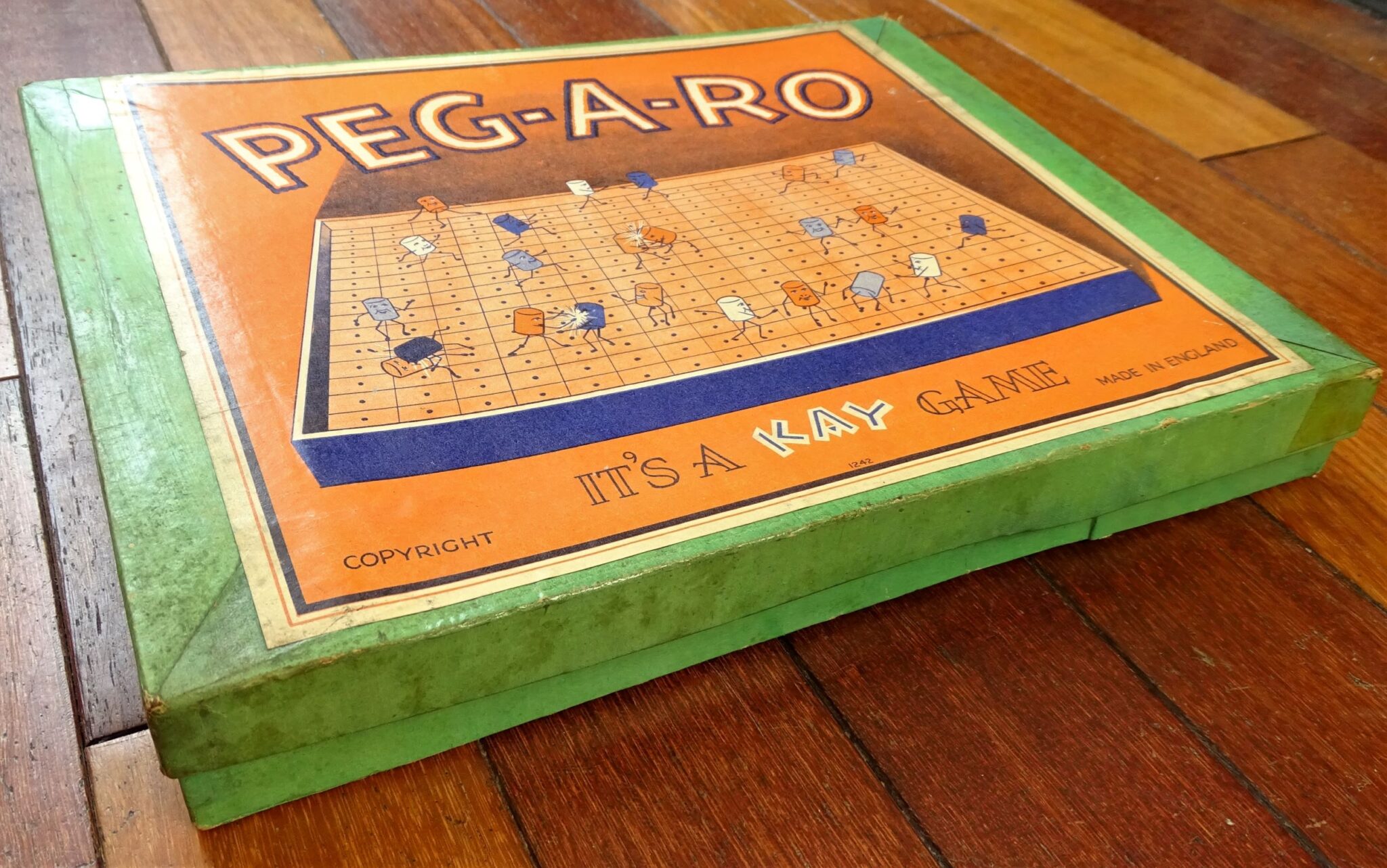 1920's PEG-A-RO Strategy Game by Kay, England - tomsk3000