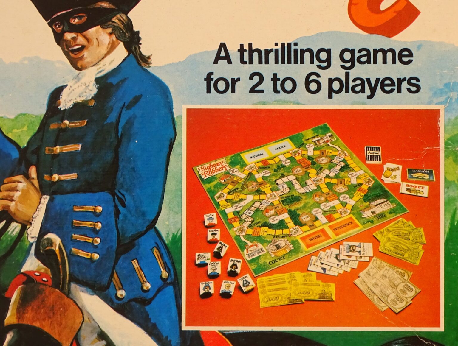 1969 Dick Turpin's Game of Highway Robbery by Arrow Games Ltd. - tomsk3000