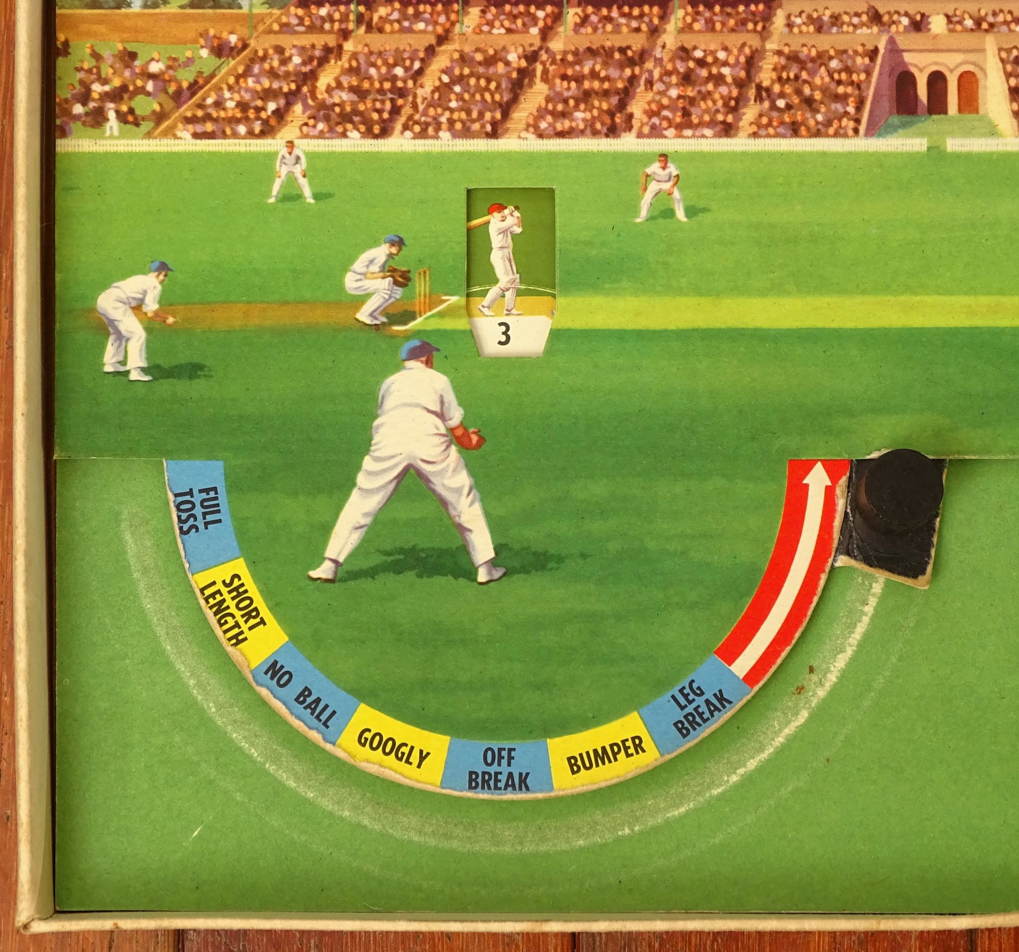 1955 TEST MATCH Vintage British Cricket Game by John Waddington, Leeds ...