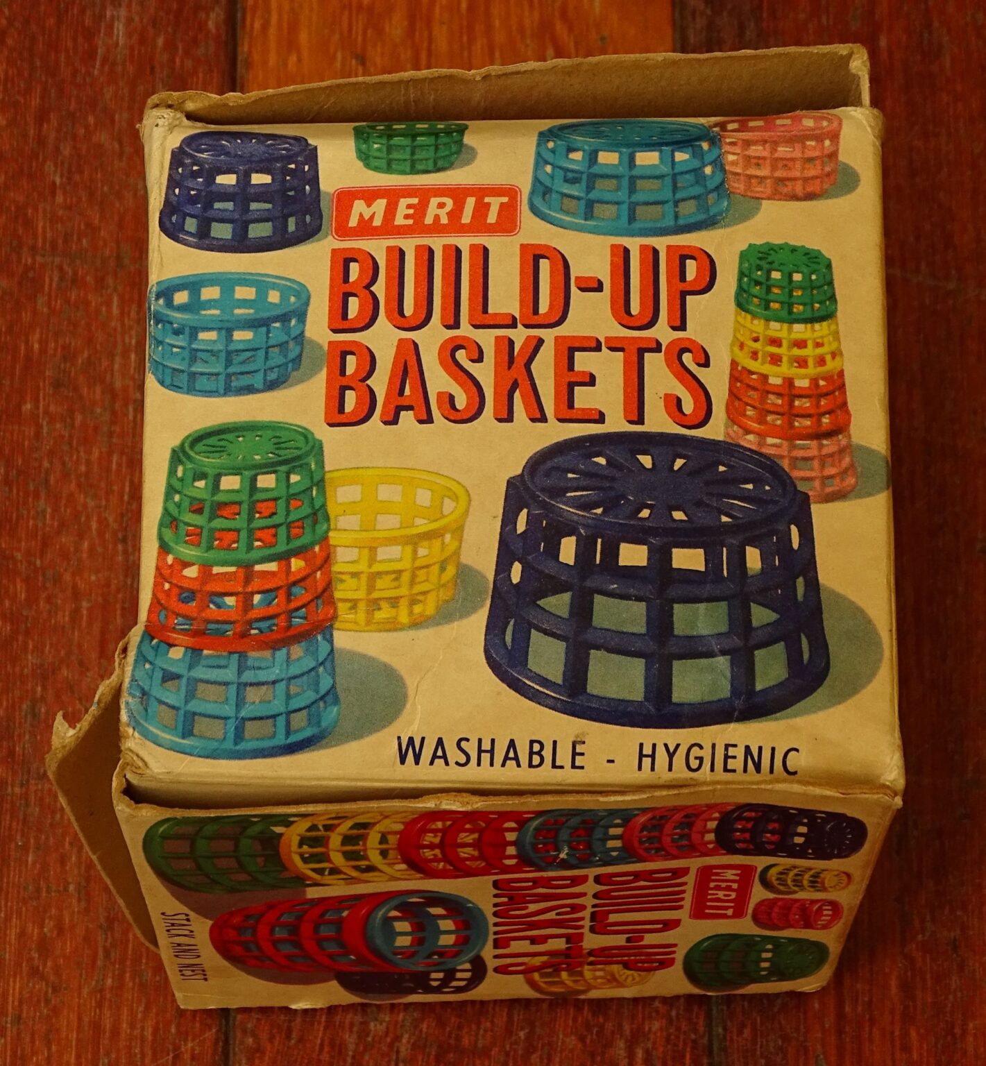 1962 Merit Build-Up Baskets by J & L Randall Ltd., England - tomsk3000