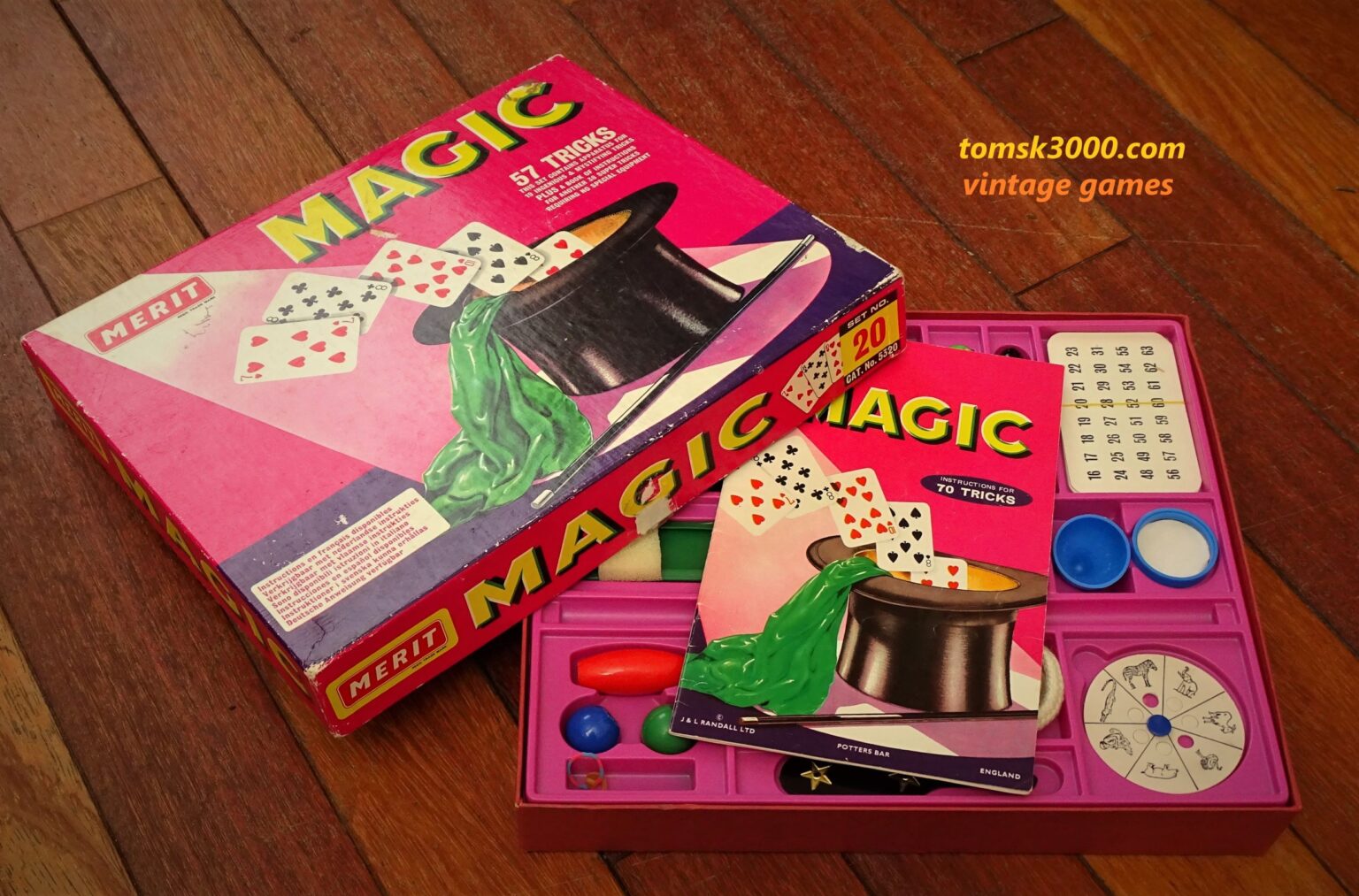 1960's Merit Magic Set by J & L Randall, Potters Bar, England - tomsk3000