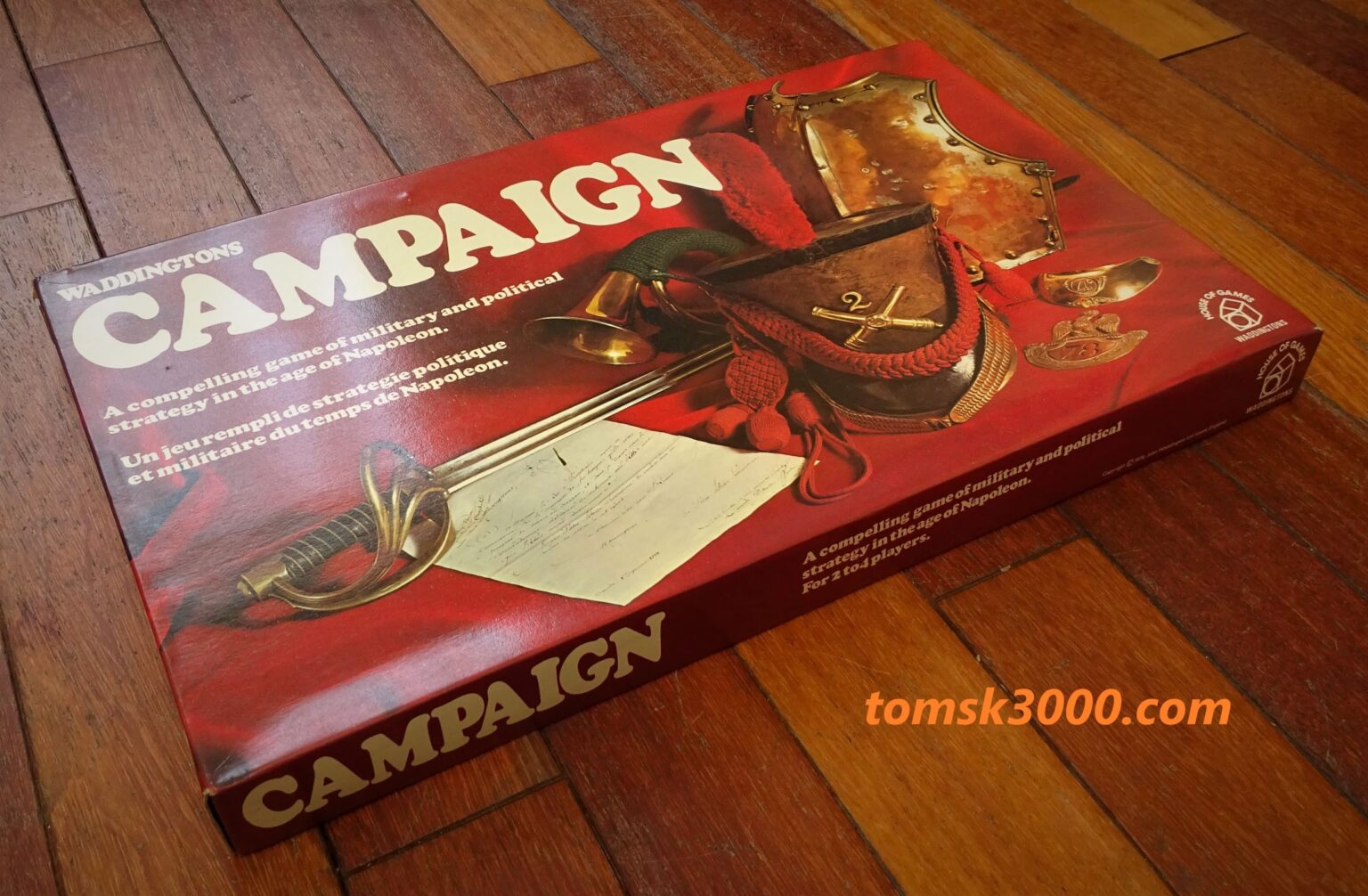 1974 Campaign Strategy Game by Waddingtons, England - tomsk3000