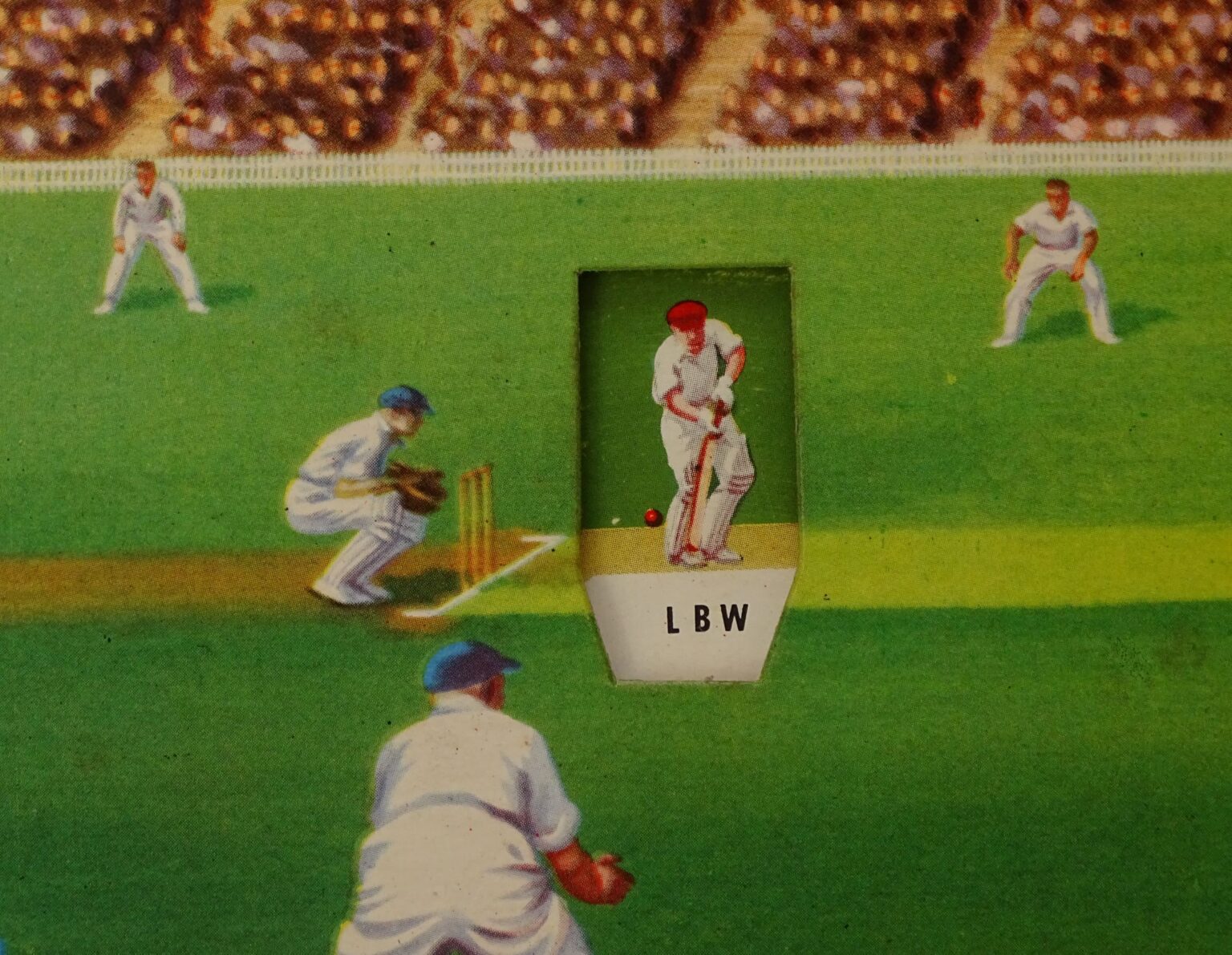 1955 TEST MATCH Vintage British Cricket Game by John Waddington, Leeds ...