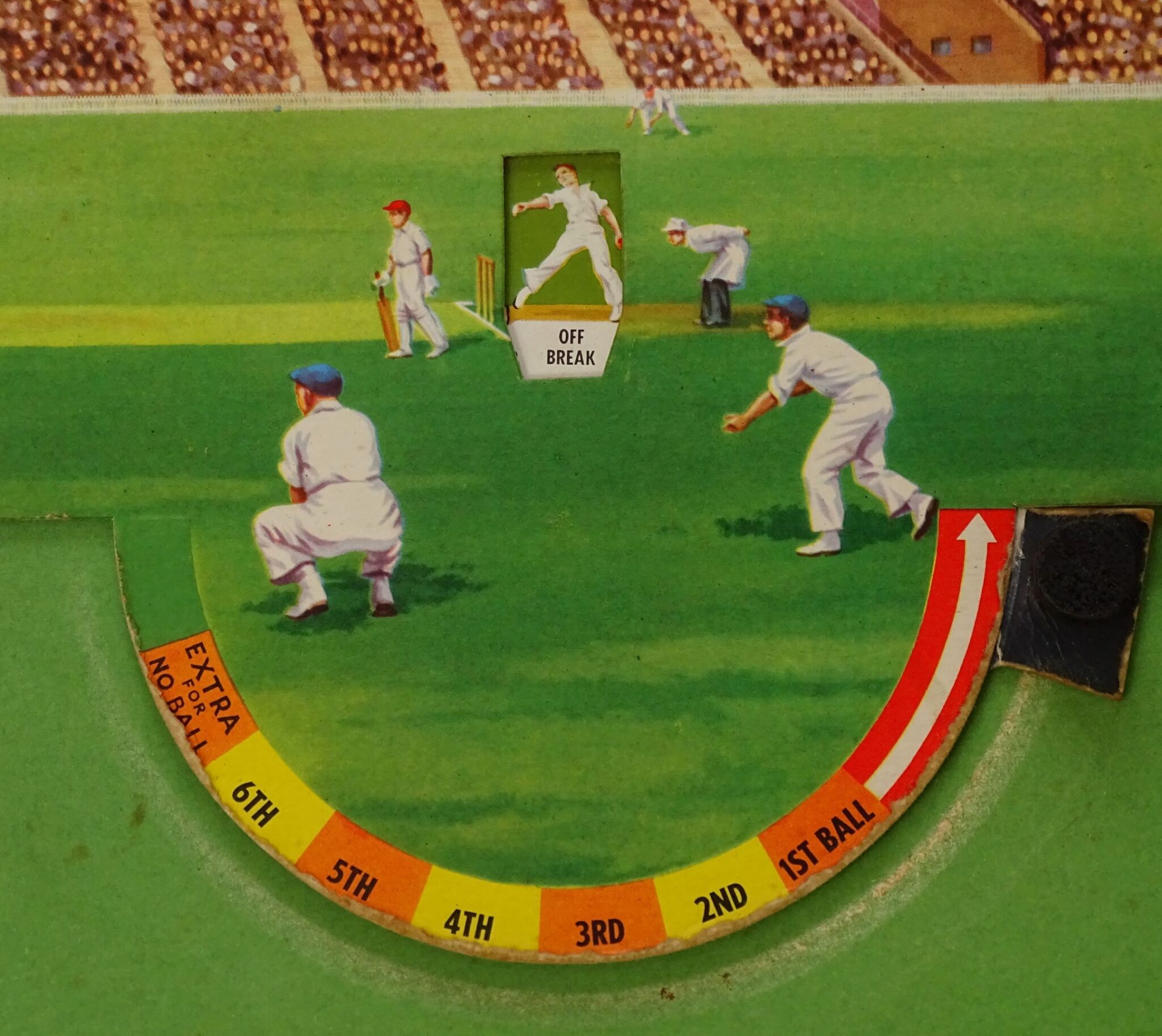 1955 TEST MATCH Vintage British Cricket Game by John Waddington, Leeds ...