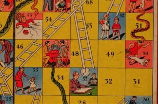 1900's Snakes & Ladders Game, Made in England - tomsk3000