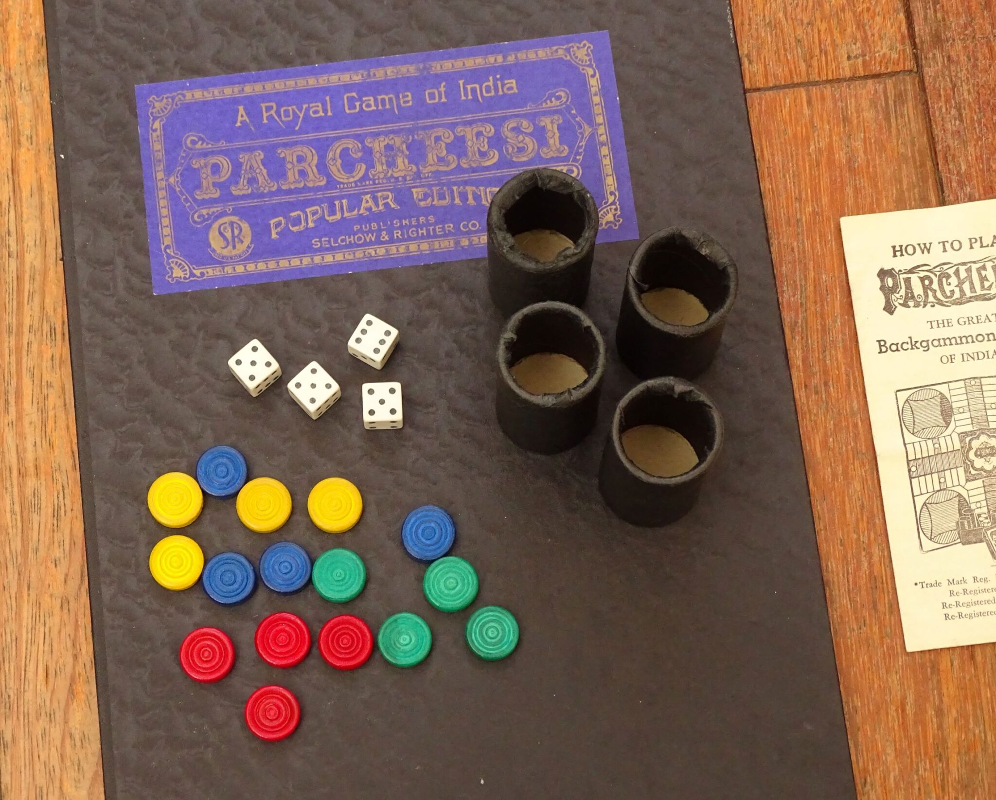 1946 Parcheesi by Selchow & Righter Co., New York, U.S.A. - tomsk3000