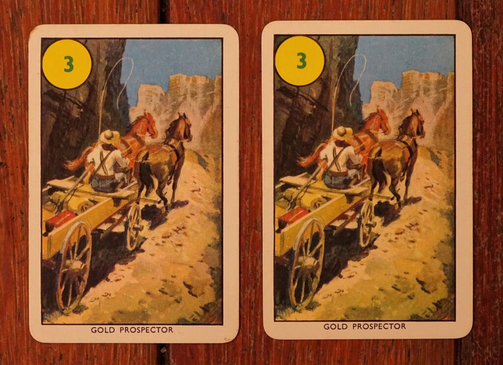 1963 Wild West Card Game by Pepys, England - tomsk3000