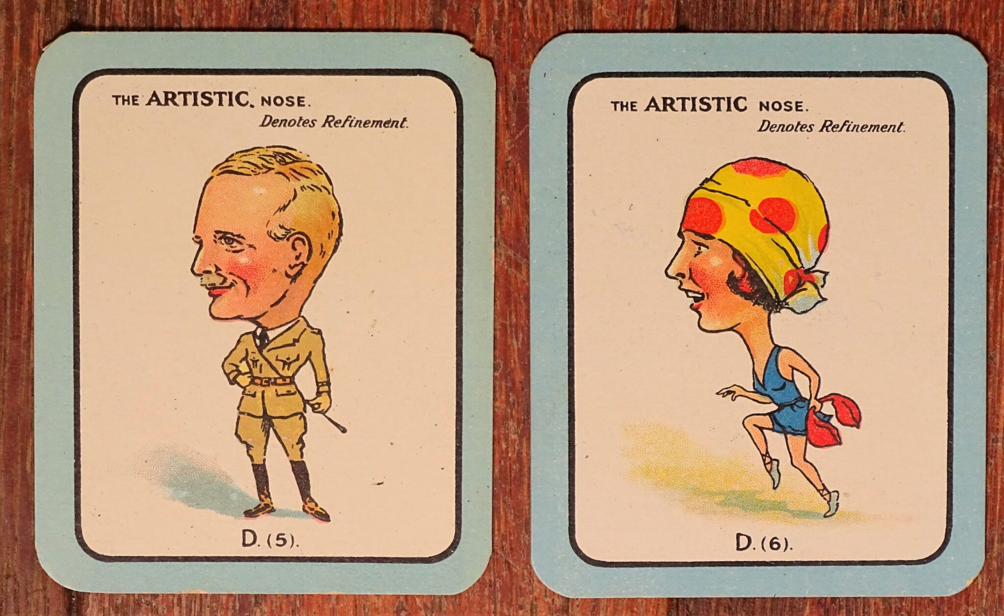1927 The Nose Card Game by Carreras Ltd., London, England - tomsk3000