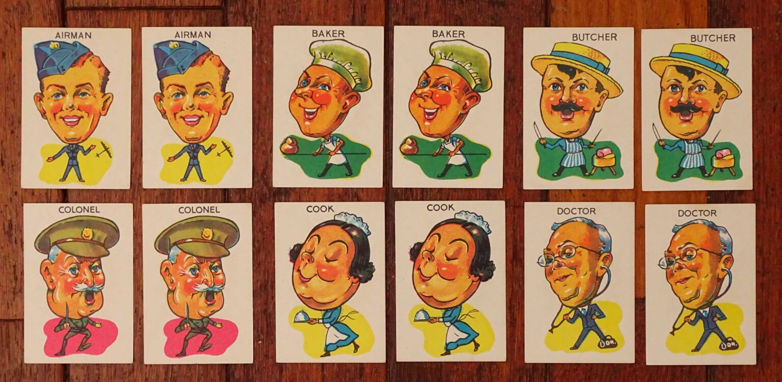 1960's Old Maid Card Game by Clifford Toys, England - tomsk3000