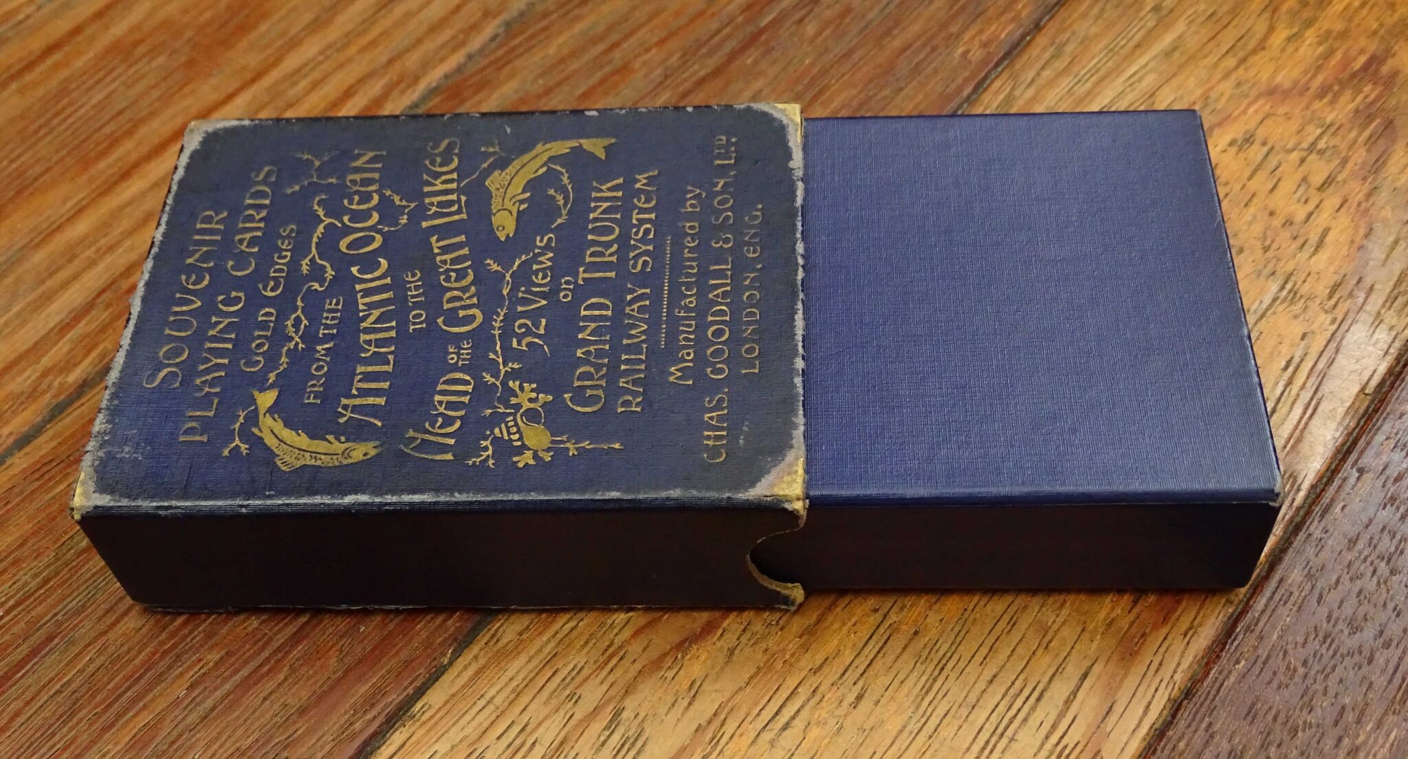 1905 Grand Trunk Railway System Souvenir Playing Cards, Goodall & Son ...