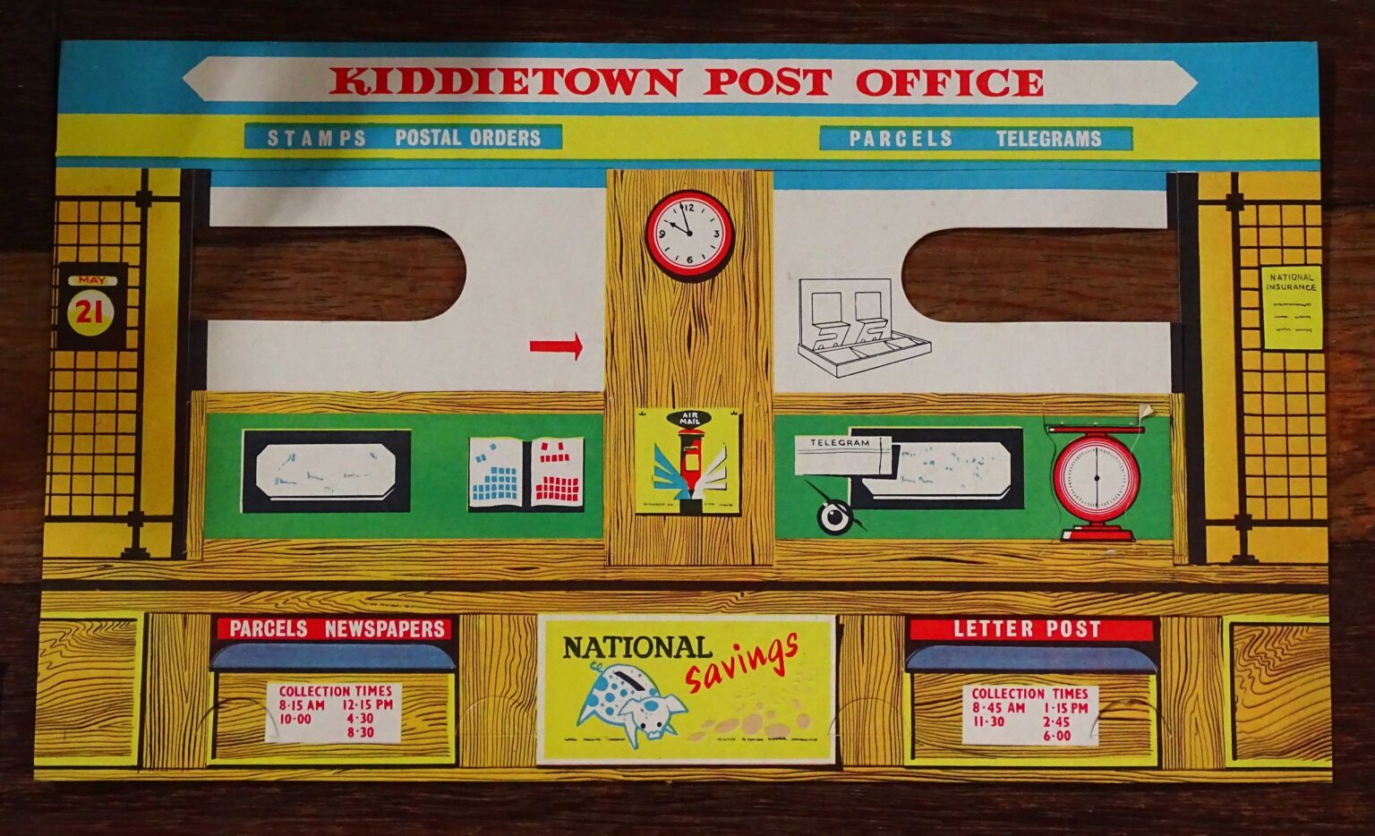 1950's Post Office Playset by Topsail Games, England - tomsk3000