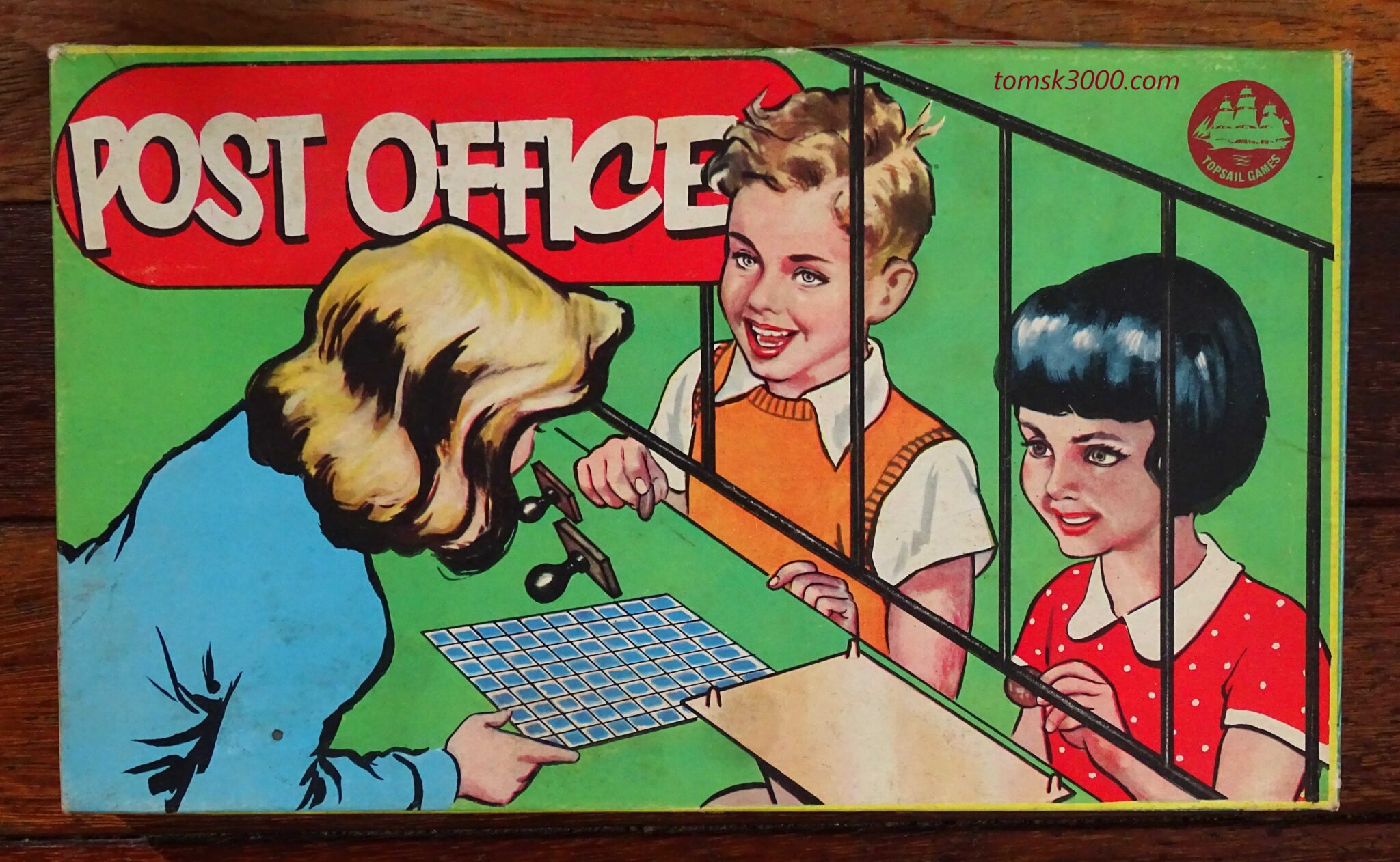 1950's Post Office Playset by Topsail Games, England - tomsk3000