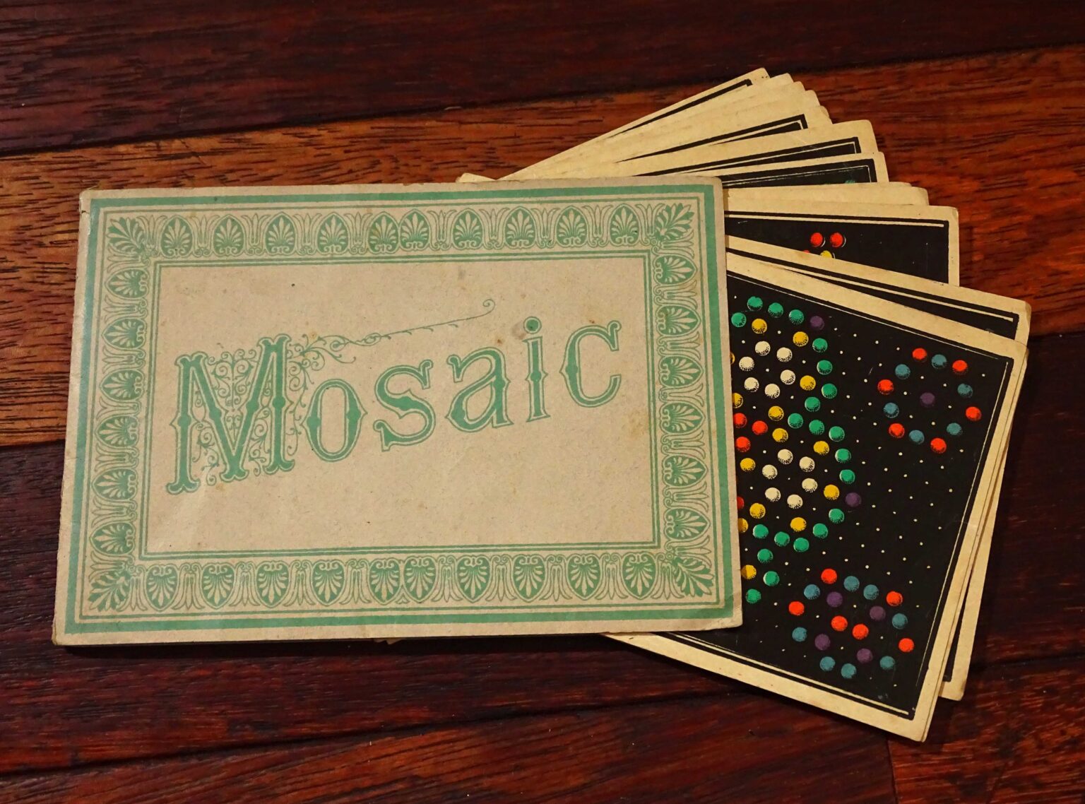 1880's Perlen Mosaik Spiel (Mosaic Game) by Könemann of Rudolstadt ...